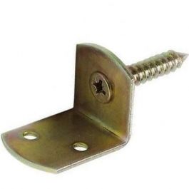 L-fittings yellow galvanized.