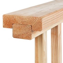 Decking batten Douglas 4.5x13.5xL280 cm. TAV garden fence perfect.